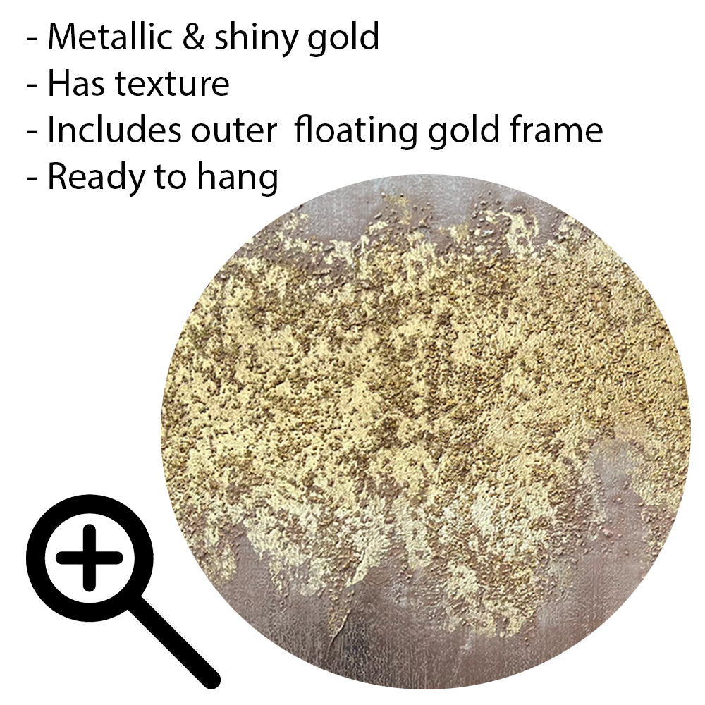 Ready-To-Hang Wall Art | Gold & Neutral – Gold Furnish